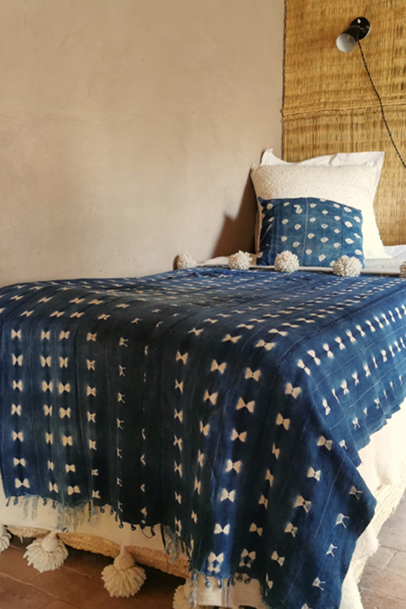 Hand-woven Bogolan fabric dyed with natural elements