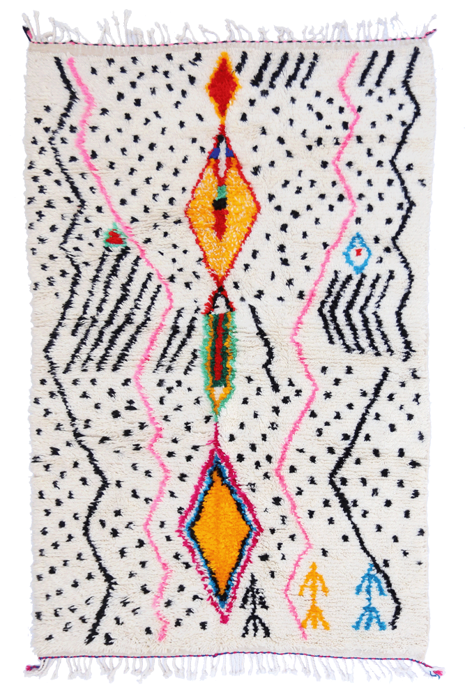 Big berber carpets handmade in Morocco | Around 2,5 x 1,5m