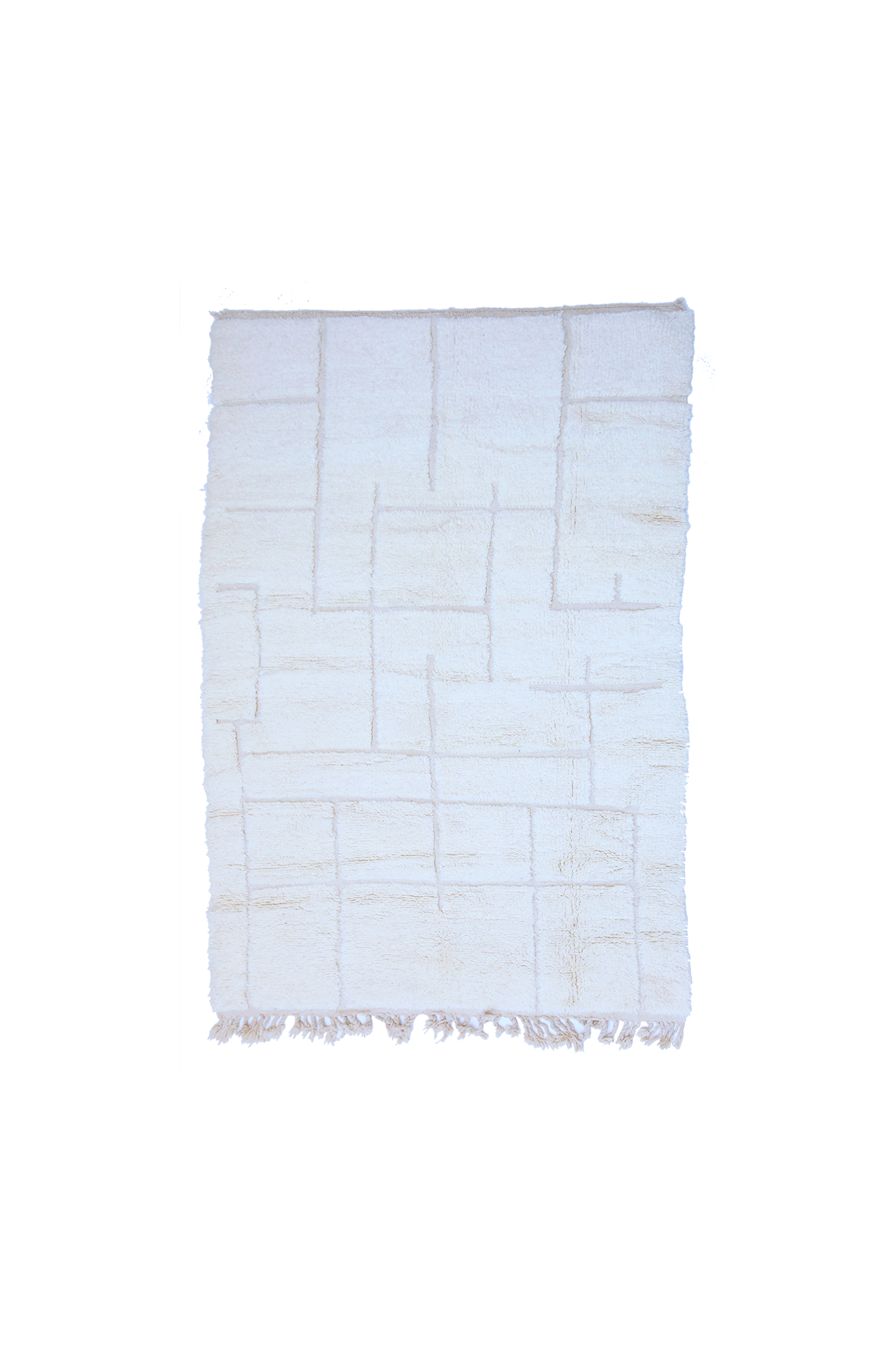 Tapis berbère Béni Ouarain - + DESCRIPTION MOTIF ET STYLE ET COULOIR