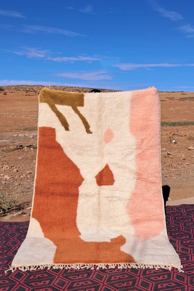 Tapis Azilal | Tapis berbère coloré